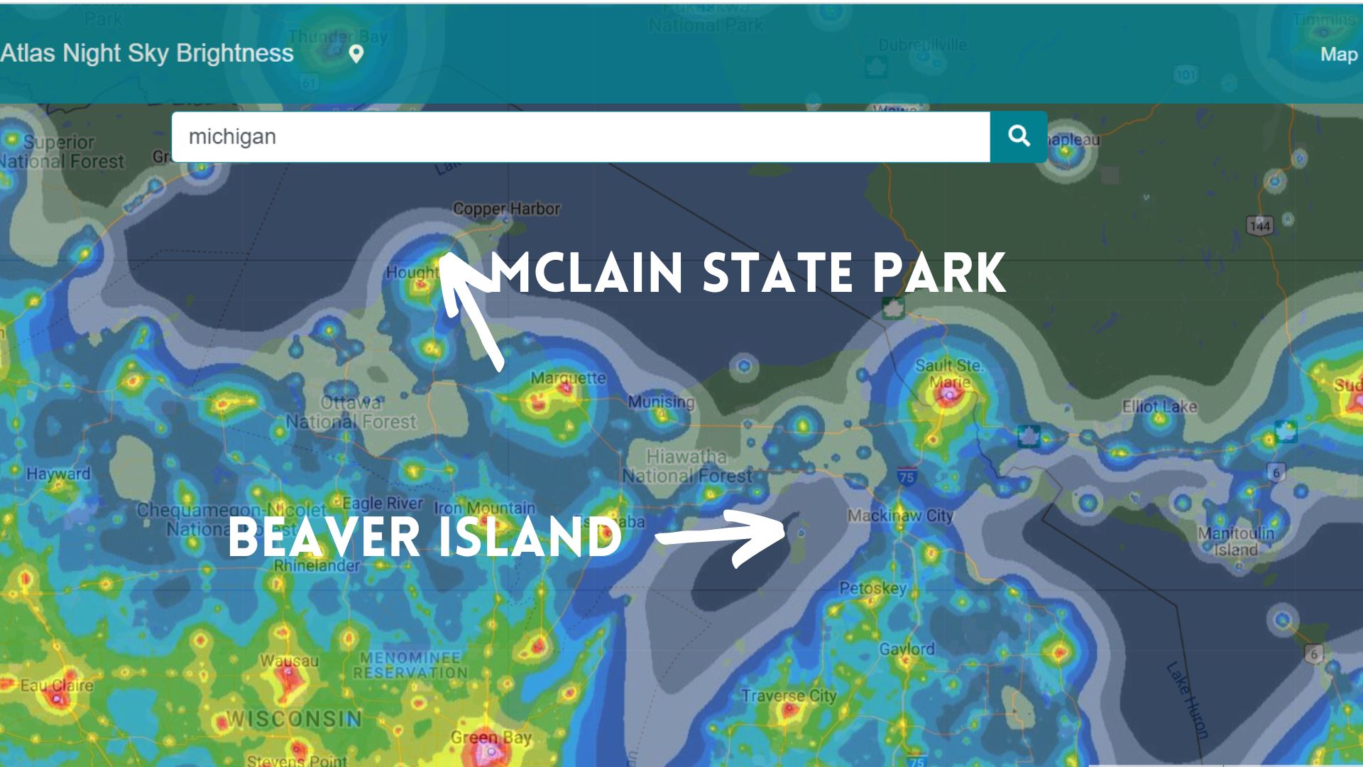 Dark Sky Locations in Michigan: 7 Best Stargazing Locations – Telescope ...